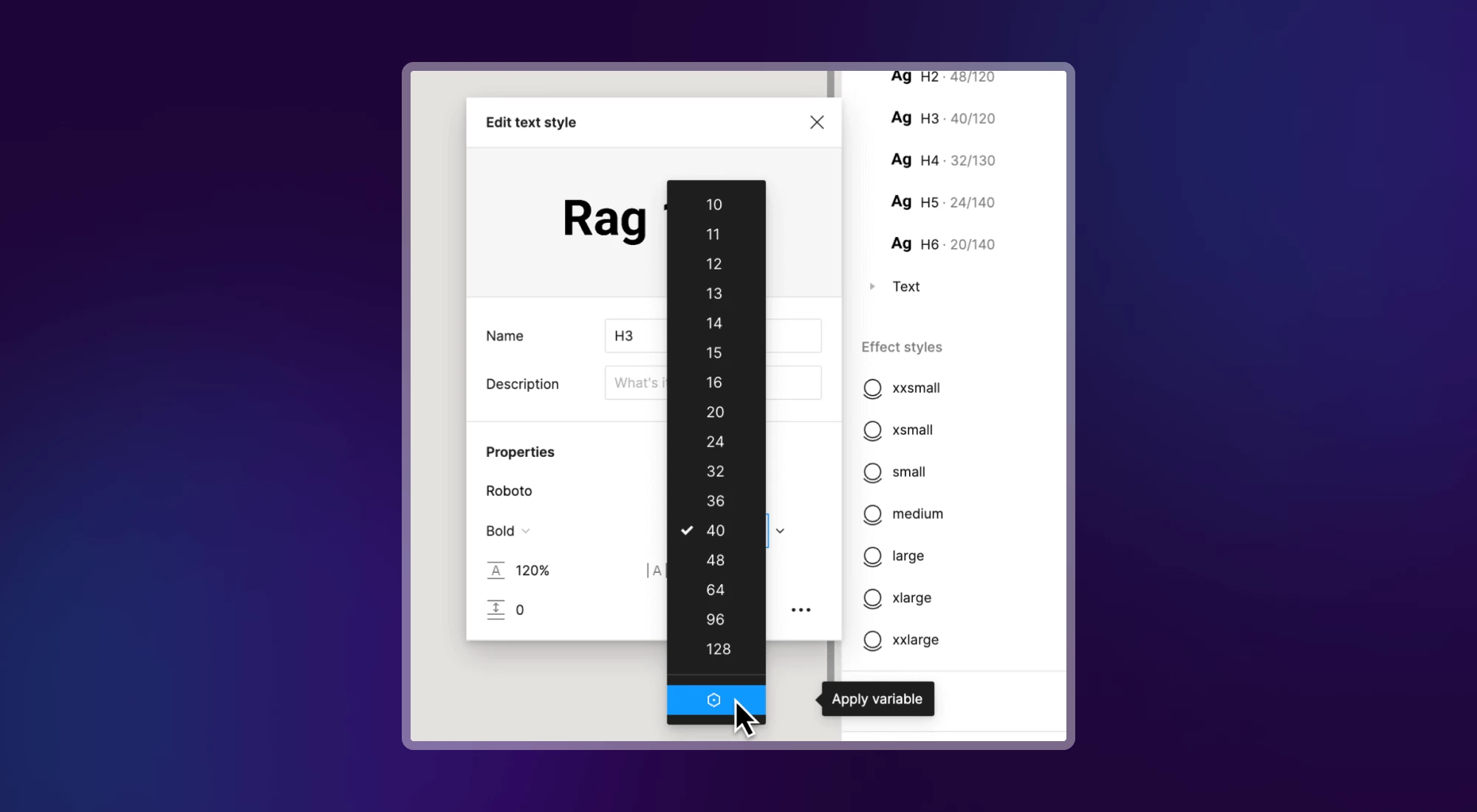 Découvrez les variables for font [nouveautés Figma 2024]